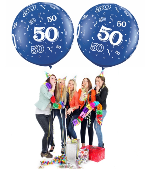 Dekoration 50. Geburtstag – Ballons